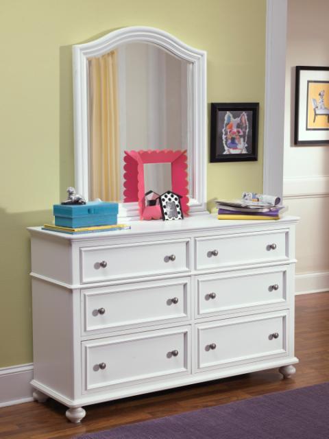 Legacy Classic Kids Madison 283001728 Arched Dresser Mirror Belfort Furniture Mirrors Dresser